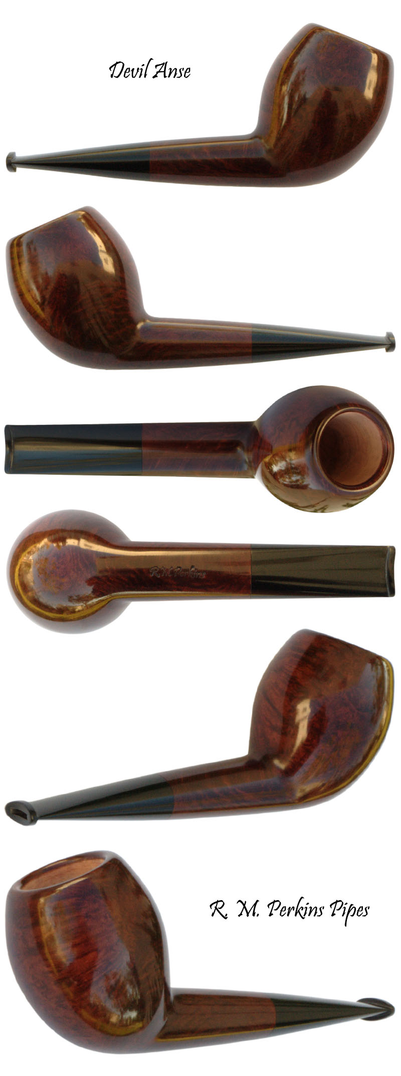 R. M. Perkins Smoking Pipes - Devil Anse